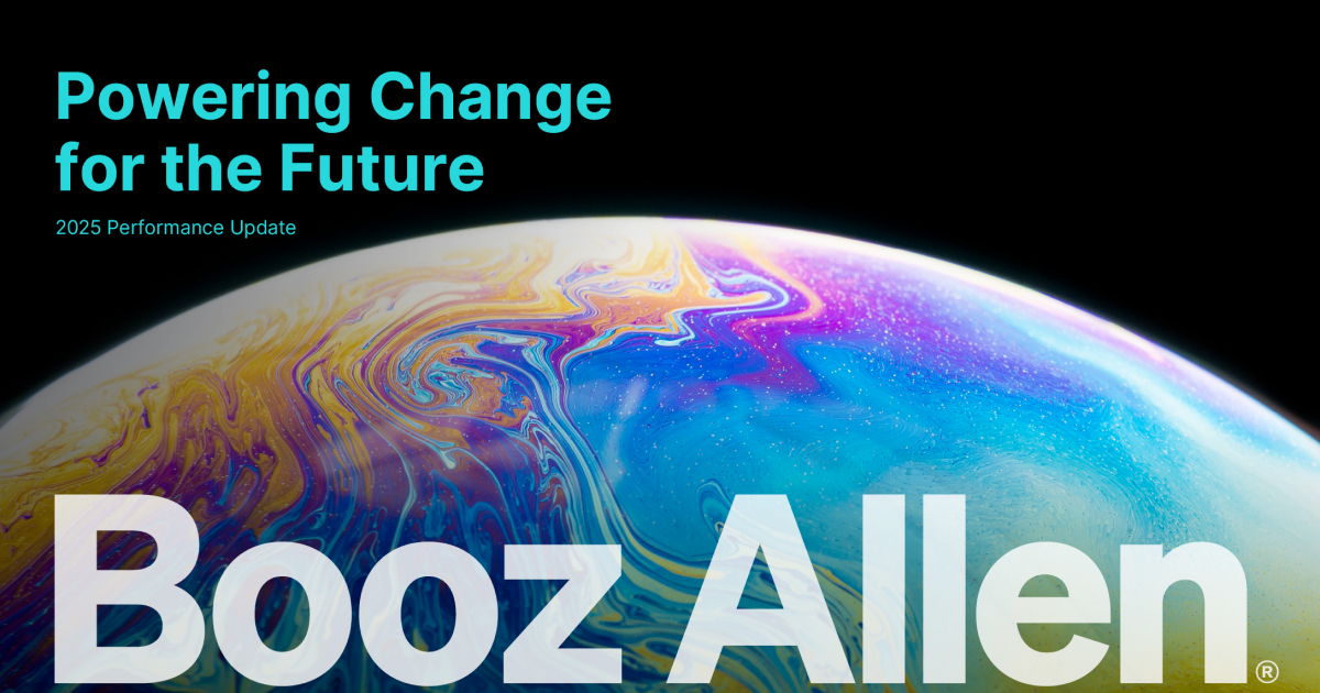 Booz Allen 2025 Performance Update